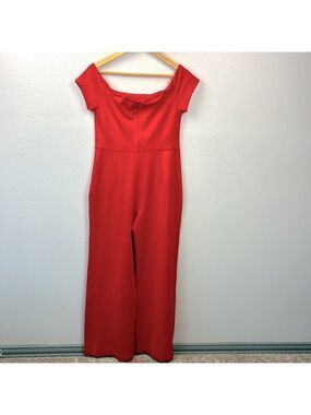 Trina Turk | Pants & Jumpsuits | Trina Turk Aviana Jumpsuit Red Off The ...